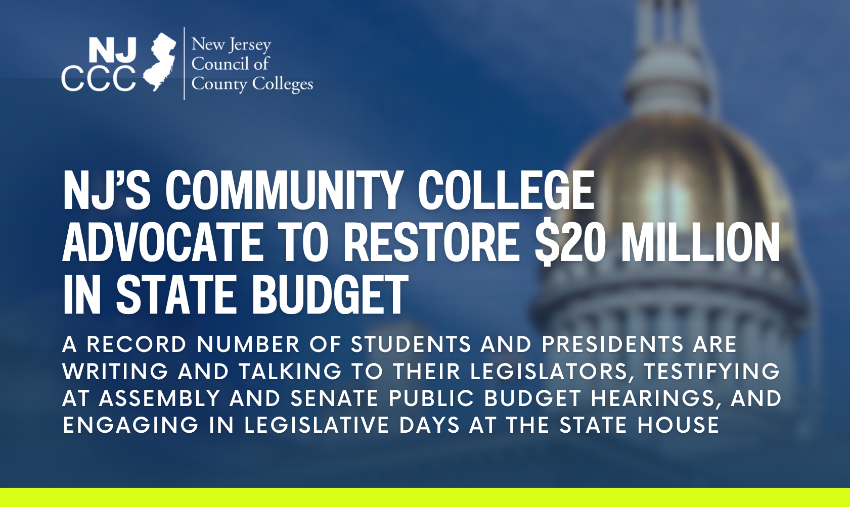 New Jersey Community College Students and Presidents Advocate for the ...
